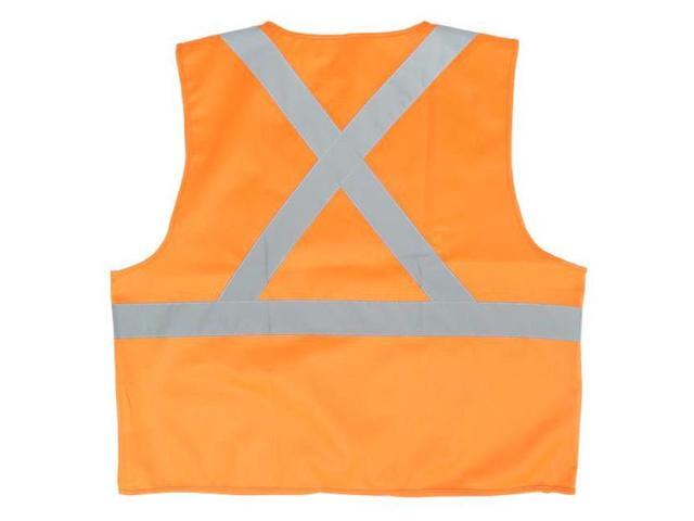 Click here for 6106O-S/M - SAFETY VEST 2IN REFLECTIVE TAPE CSA Z9... prices