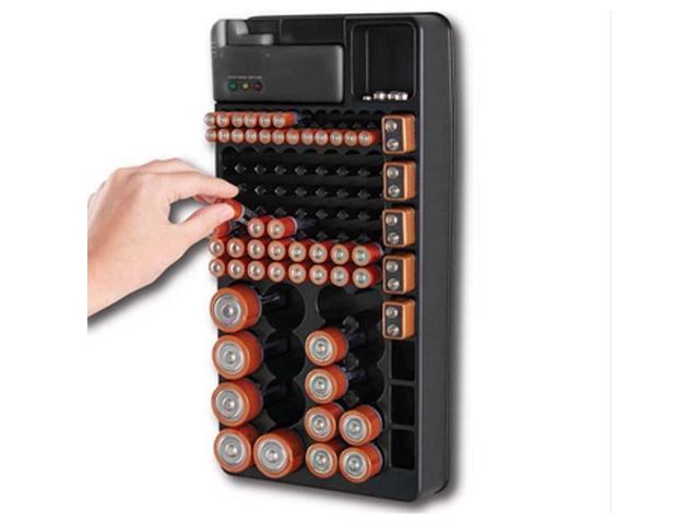 Click here for 301651 - BATTERY ORGANIZER W/TESTER HOLDS 98 BATTE... prices