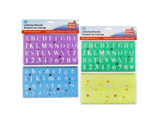 Click here for 20445 - ALPHABET/NUMBER STENCIL 5/8 AND 7/8IN ASSO... prices