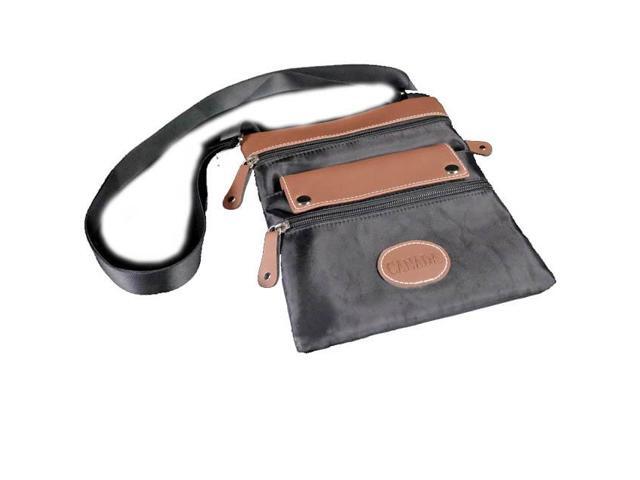 Click here for 00961 - CANADA SOUVENIR FLAP BAG 8X9IN BLACK/BROWN prices