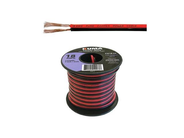 Click here for PW18-25 - DC WIRE 18AWG RED/BLK PAIR 25FT prices