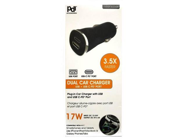 Click here for PDI-845 - USB CAR CHARGER DUAL USB C AND USB PORT... prices