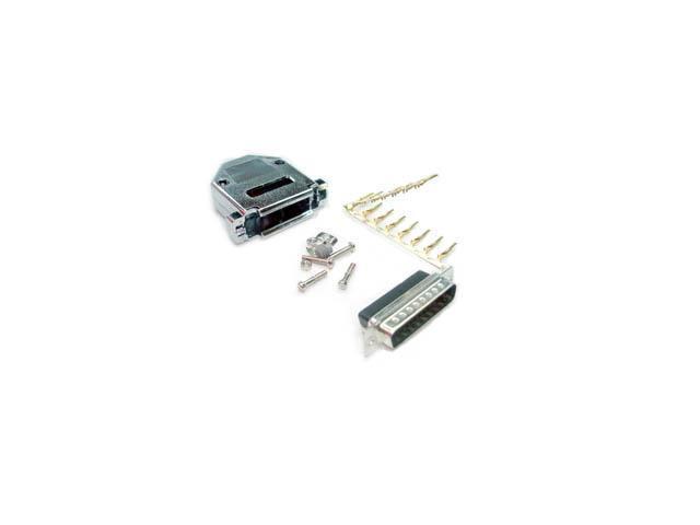 Click here for 70-6525 - DB25M CRIMP W/METALLIZED HOOD AND PINS prices