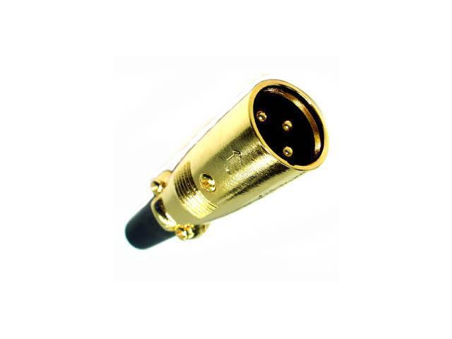Click here for MC1005G - XLR 3PL INLINE GOLD SOLDER METAL prices