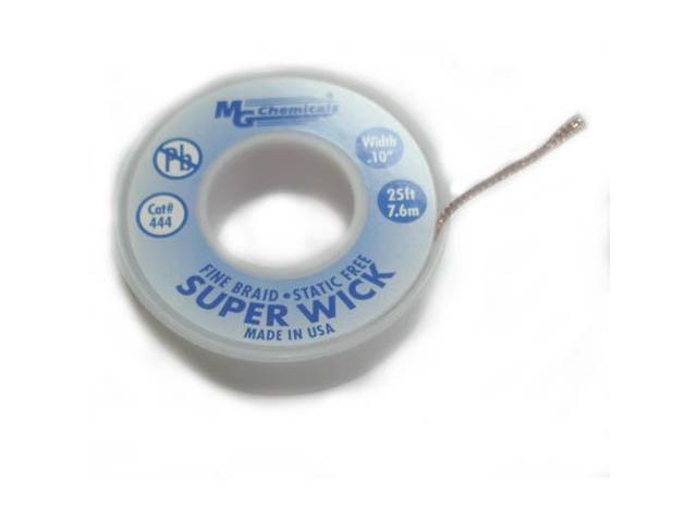 Click here for 444 - SOLDER WICK #4 BLUE 2.54MM 25FT prices