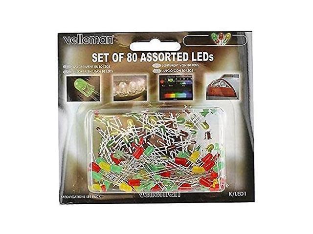 Click here for K/LED1 - LED5 LED3 ASSORTED SET 5MM:RED/GREEN/YEL... prices