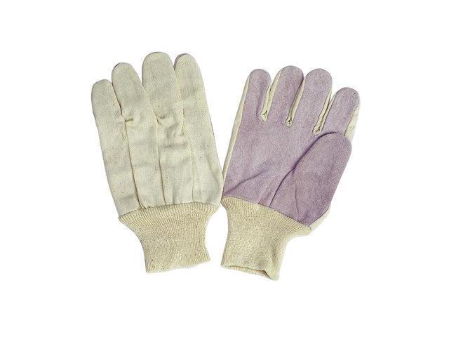 Click here for 45I-604-B - GLOVES LEATHER PALM GRY LARGE COTTON B... prices