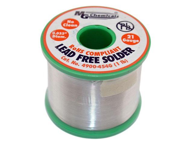 Click here for 4900-454G - SOLDER WIRE LEAD FREE 1LB 21AWG 0.032I... prices