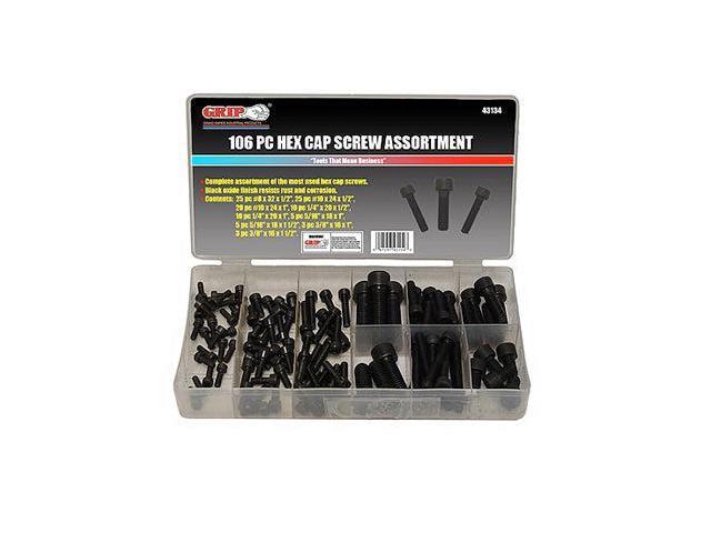 Click here for 43134 - HEX SOCKET CAP SCREWS ASSORTED (106 pcs/pk... prices