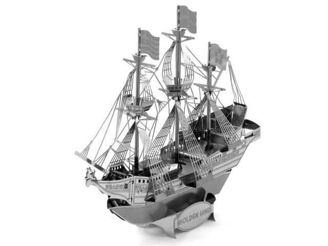 Click here for MMS049C1 - GOLDEN HIND 3D LASER CUT MODEL 2SHEETS prices