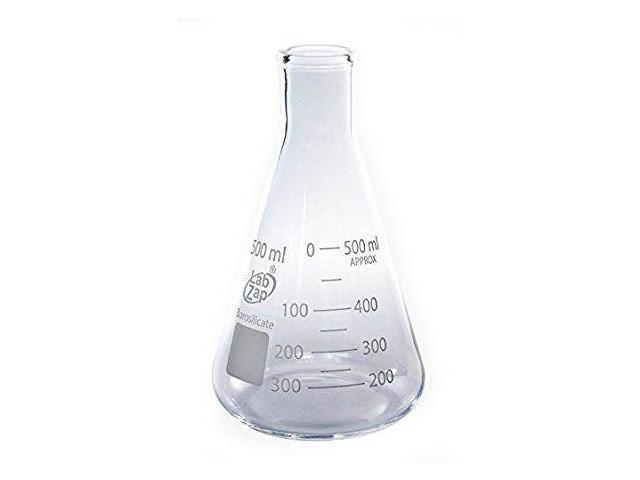 Click here for GL025-0500 - FLASK CLEAR GLASS 500ML GRADUATED prices