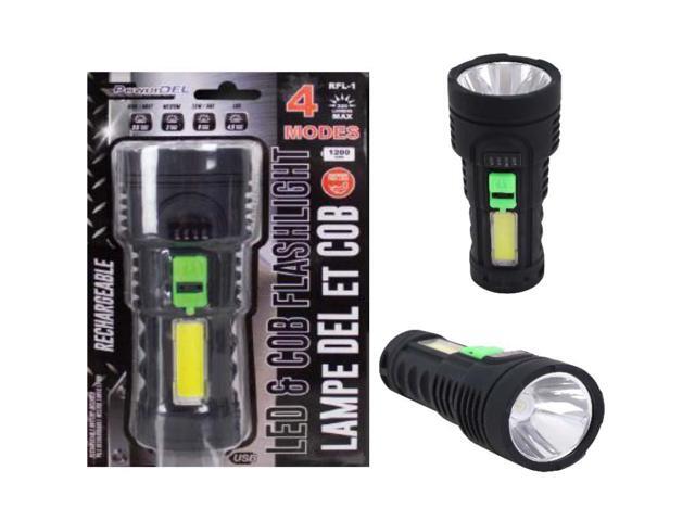 Click here for RFL-1 - FLASHLIGHT LED+COB RECHAGEABLE USB CHARGIN... prices