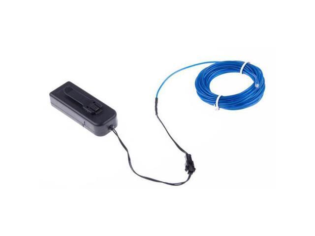 Click here for 02941 - EL WIRE BLUE 2.3MM 3M WITH 3V BATTERY PACK... prices