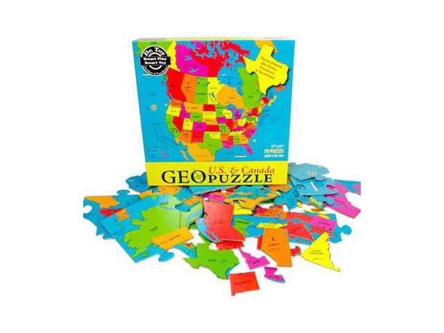 Click here for 1047 - GEO PUZZLE-USA AND CANADA 69 PIECES prices