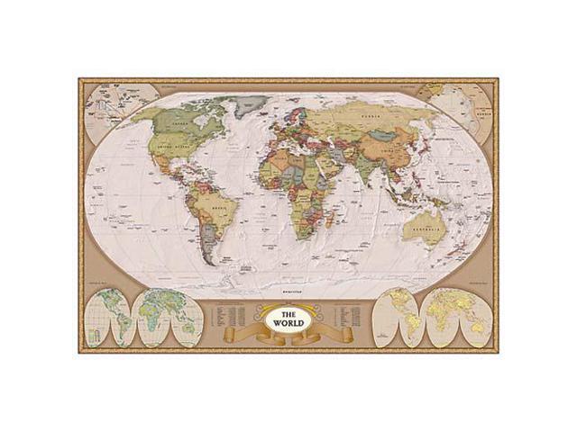 Click here for 2400-1272 - MAP OF THE WORLD POSTER 36X24 IN prices