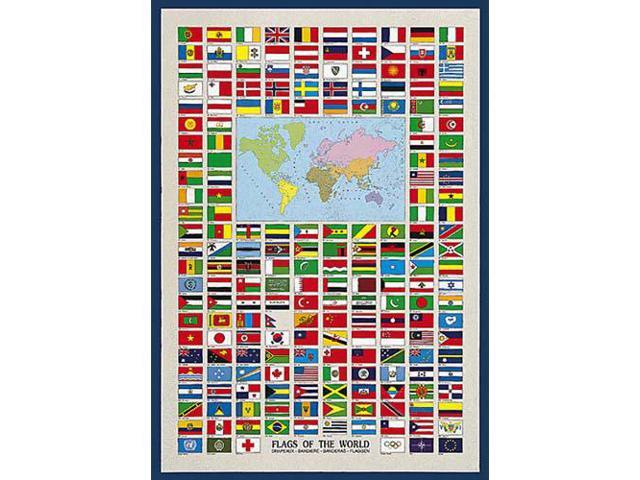 Click here for 2450-1510 - FLAGS OF THE WORLD POSTER 26.75X38.5 I... prices
