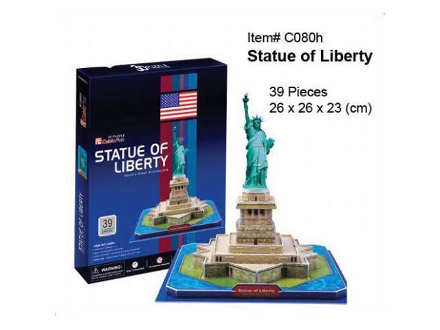 Click here for C080H - STATUE OF LIBERTY-3D PUZZLE 39 PCS 26X26X2... prices