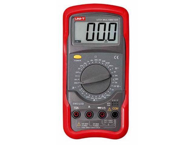 Click here for UT51 - MULTIMETER DIGITAL 10A W/BASIC HFE/DIODE HA... prices