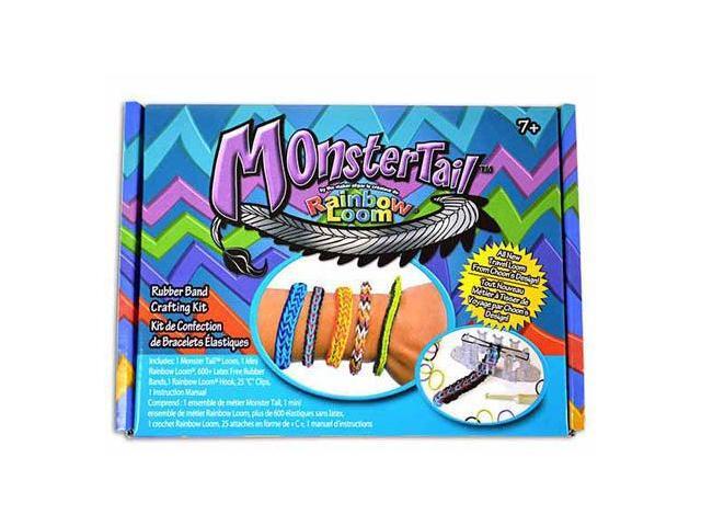 Click here for 00568 - RAINBOW LOOM-MONSTER TAIL RUBBER BAND CRAF... prices