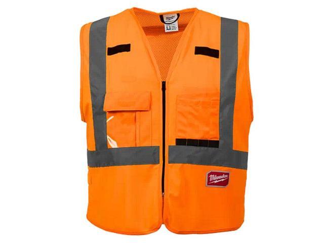 Click here for 48-73-5031 - SAFETY VEST REFLECTIVE ORANGE S/M WIT... prices