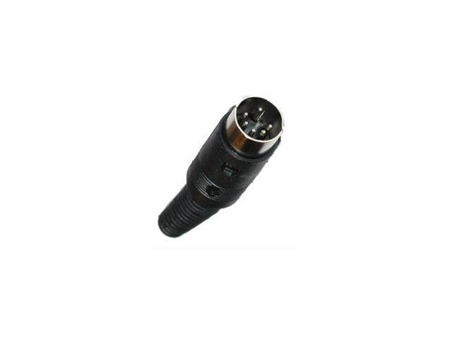 Click here for 25-250-1 - DIN PLUG 5POS INLINE PLASTIC 180DEG BLA... prices