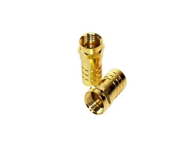 Click here for 1278-0282 - F PLUG RG6 CRIMP QUAD SHIELD GOLD (10... prices
