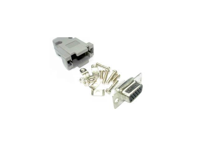 Click here for Z-4440 - DB15F HD SOL TIN W/PLASTIC HOOD GREY prices