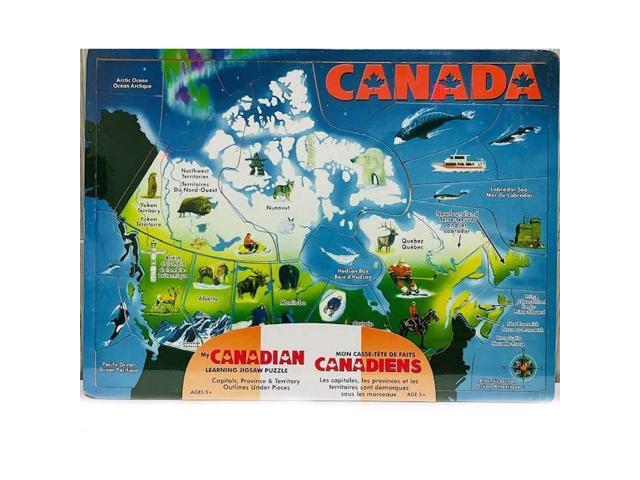 Click here for 02172 - CANADA WOODEN JIGSAW PUZZLE 15.75 X 11.75I... prices