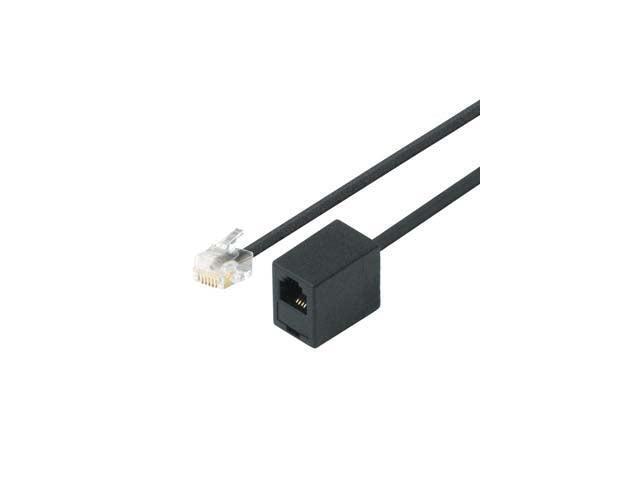 Click here for PA-102BC-BLK - MODULAR CABLE 6P4C M/F 25FT BLACK prices