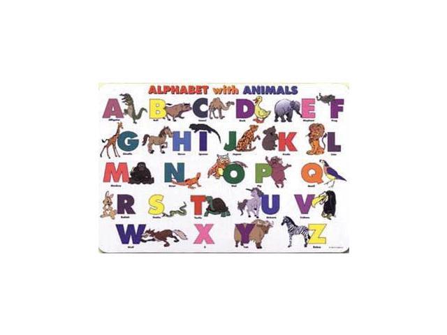Click here for PLP-ABC-1 - PLACEMAT ALPHABET WITH ANIMALS prices