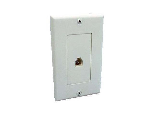 Click here for AV130D - WALL PLATE MOD JK 6P4C PLASTIC WHITE prices
