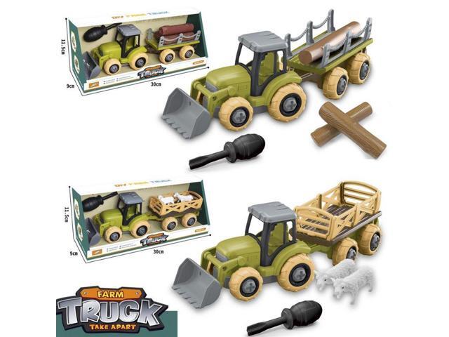 Click here for 01544 - FARM TRACTOR W/TRAILER ASSORTED 2PC/SET prices
