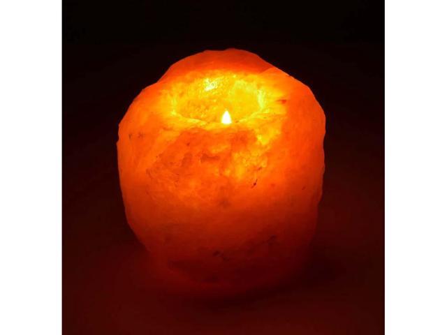 Click here for L0150 - HIMALAYAN SALT TEA LIGHT HOLDER 4IN HIGH 1... prices