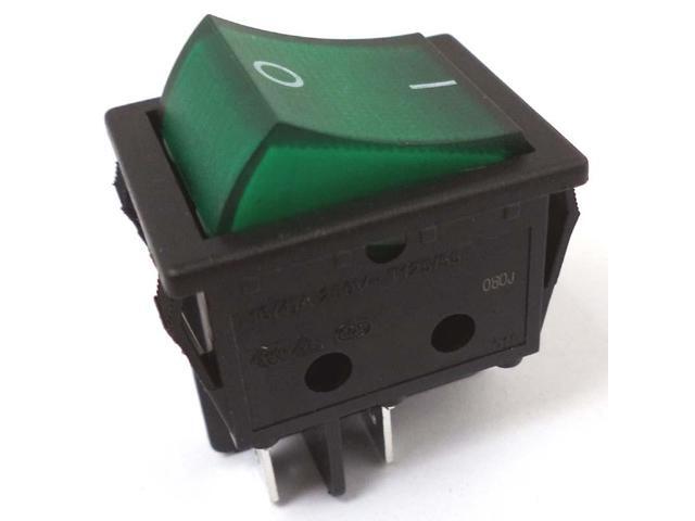 Click here for R210-1C5L-BG1-NWC-GREEN - ROCKER SWITCH LIT 2P1T 1... prices