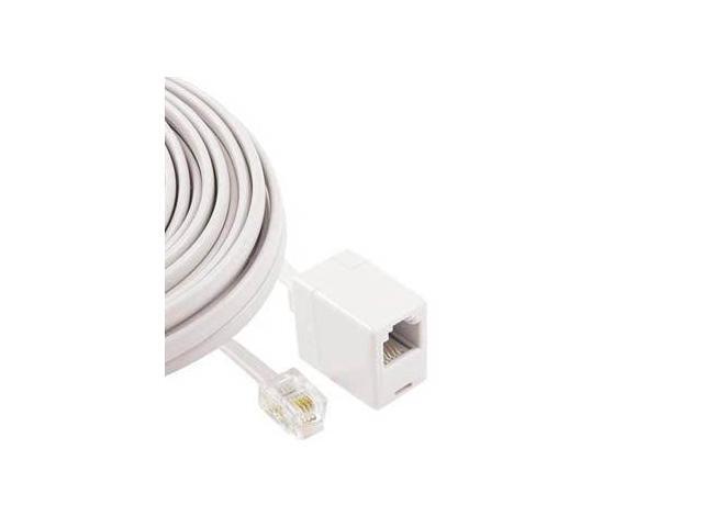 Click here for OA346WH - MODULAR CABLE 6P4C M/F 25FT WHITE prices