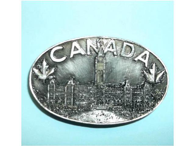 Click here for 00469 - CANADA SOUVENIR MAGNET OVAL PARLIAMENT BUI... prices