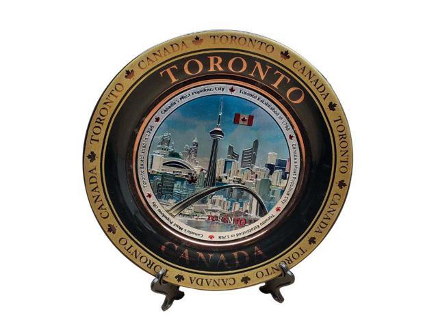 Click here for 03026 - TORONTO SOUVENIR PLATE 8IN METAL prices