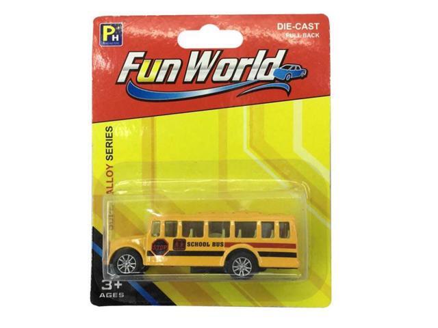 Click here for 01029 - BUS SCHOOL YELLOW PULL BACK 1:64 prices