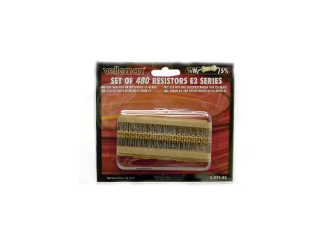 Click here for K/RES-E3 - RESISTOR SET ASSORTED 1/4W 5 CF 30 EACH... prices