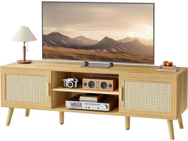 Click here for SUPERJARE Boho TV Stand for 55 Inch TV  Entertainm... prices