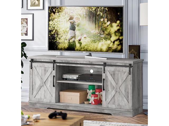 Click here for Amyove Farmhouse TV Stand  Grey prices