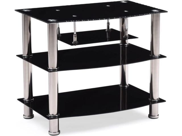 Click here for Hodedah Four Shelve Tempered Glass TV Stand  Accom... prices