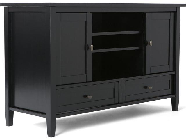 Click here for SIMPLIHOME Warm Shaker SOLID WOOD 47 Inch Wide Tra... prices