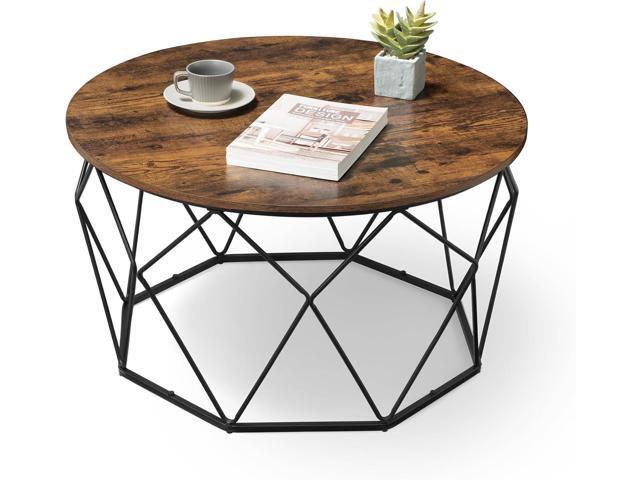 Click here for VASAGLE Round Coffee Table for Living Room  Cage C... prices