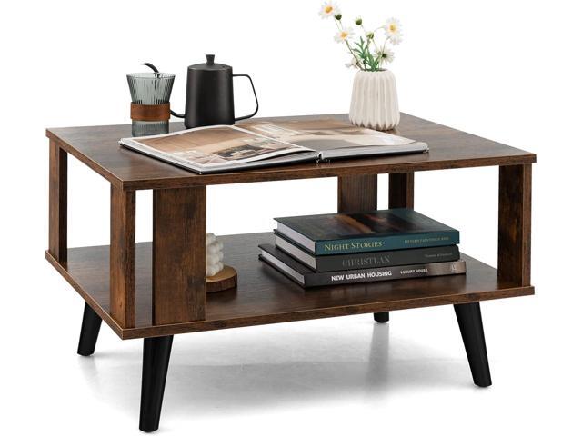 Click here for Tangkula Small Coffee Table for Small Space  2-Tie... prices