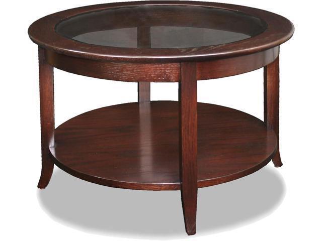 Click here for Sheldon Round Glass Top Solid Wood Coffee Table wi... prices
