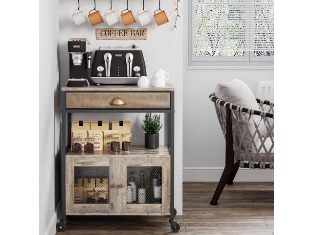 Click here for X-cosrack Coffee Bar Cabinet3 Tiers Kitchen Coffee... prices