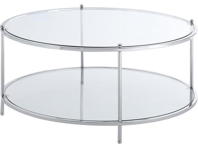 Click here for Convenience Concepts Royal Crest 2 Tier Round Glas... prices