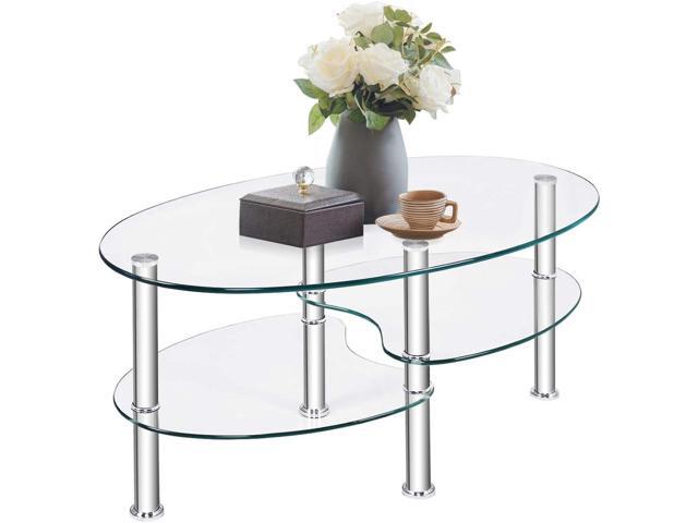 Click here for Tangkula Glass Coffee Table  Modern Furniture Deco... prices