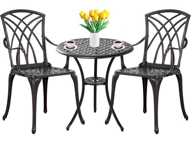 Click here for 3 Piece Patio Bistro Set Outdoor Bistro Table Set... prices